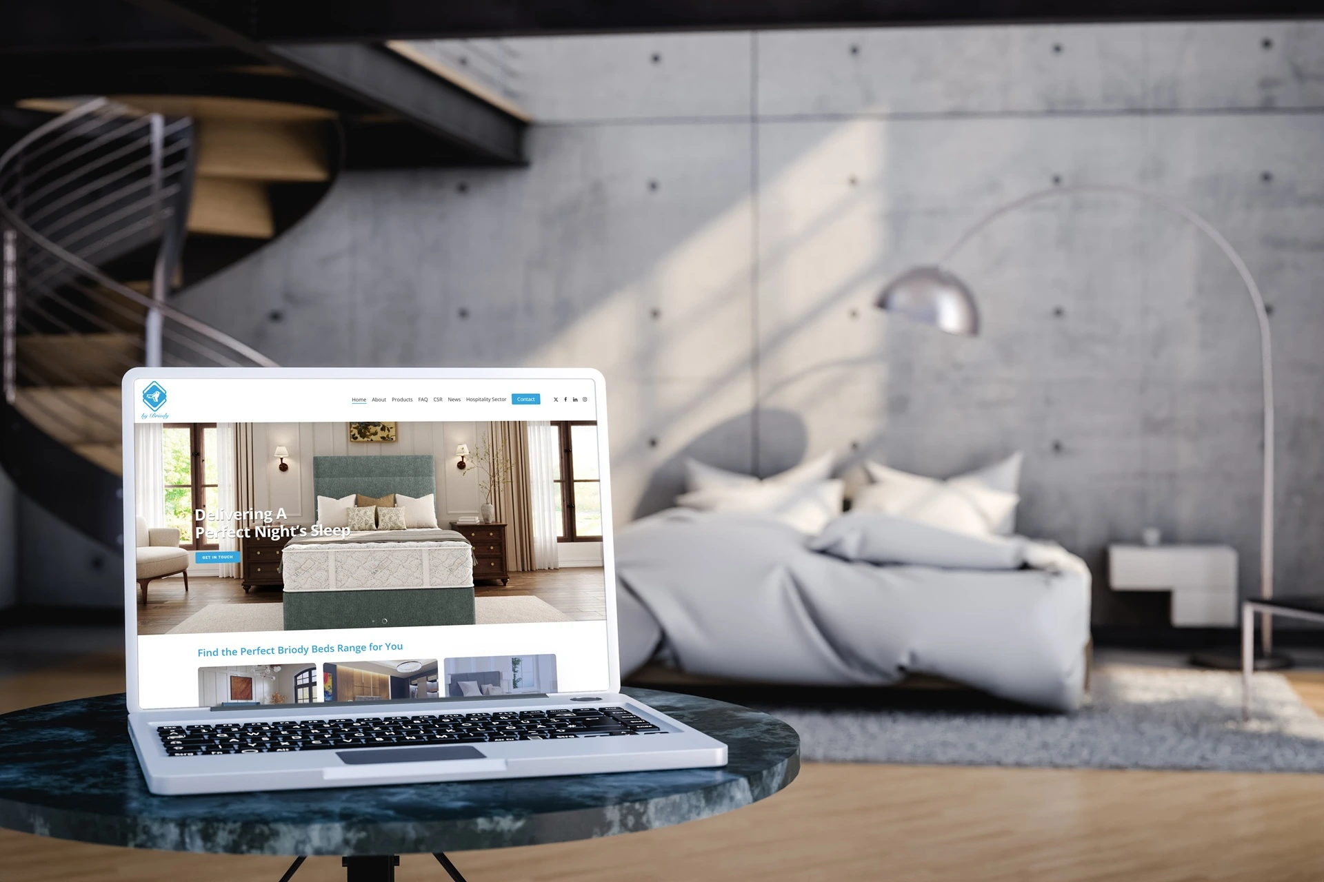 Recent Web Build - Briody Beds - SWOT Digital